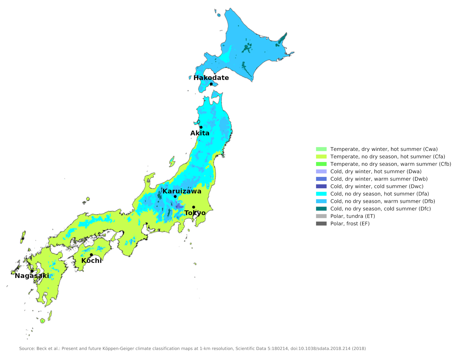 Blue Green Atlas The Climate Of Japan Blue Green Atlas The Climate Of Japan